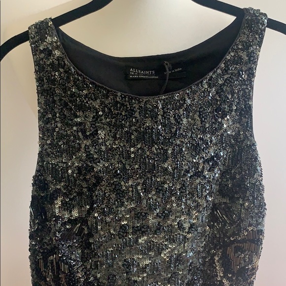 All Saints | Dresses | All Saints Hand Embellished Ivy Dress | Poshmark